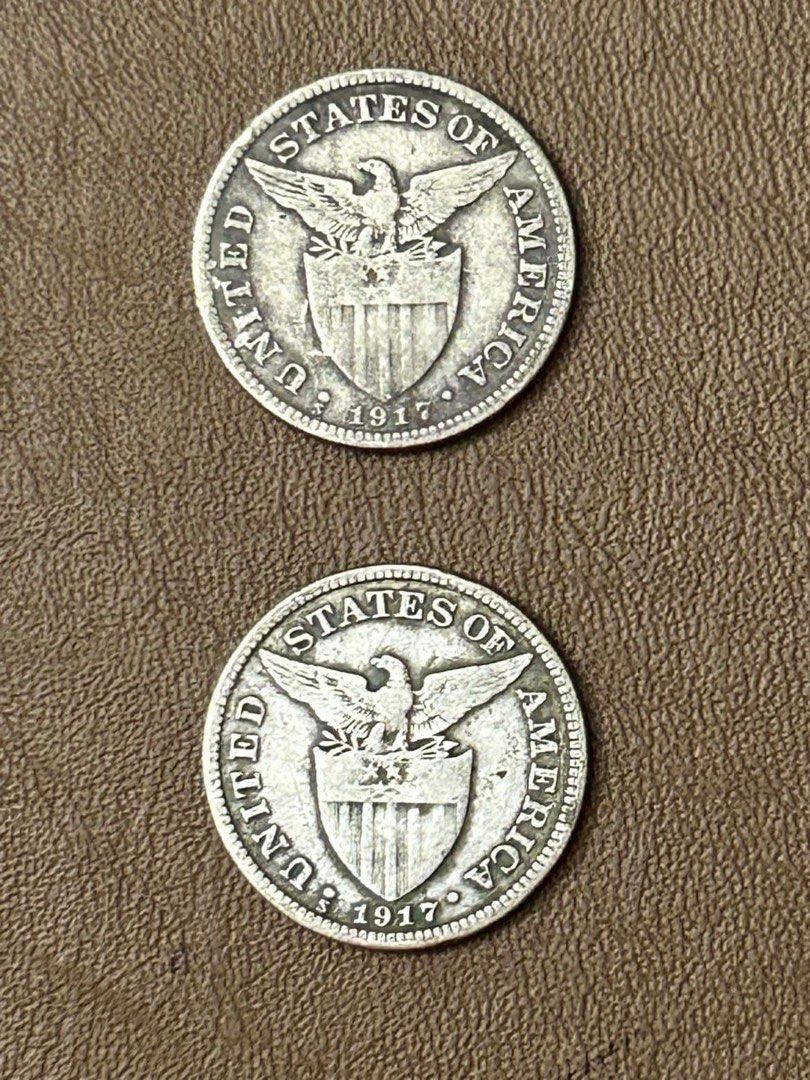 50 centavos 1920, very rare Philippine coins with errors, Hobbies ...