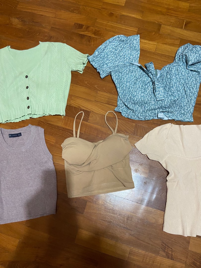 $5 assorted tops, Women's Fashion, Tops, Blouses on Carousell