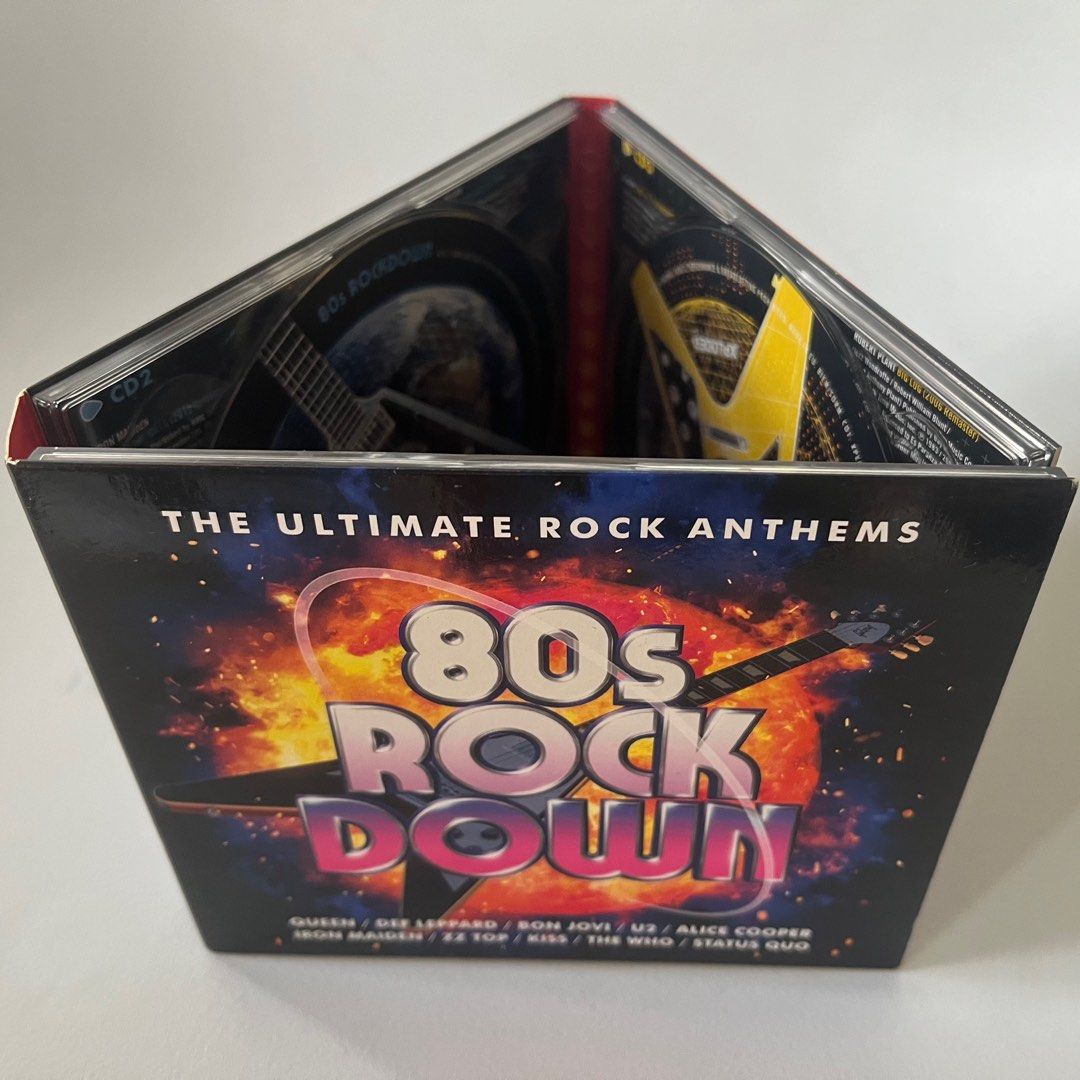 80s Rock Down 2021 3 CD, Hobbies & Toys, Music & Media, CDs & DVDs on ...