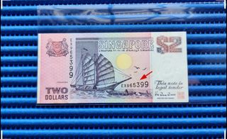 Singapore Portrait $10000 Specimen Banknote x 2, Hobbies & Toys ...