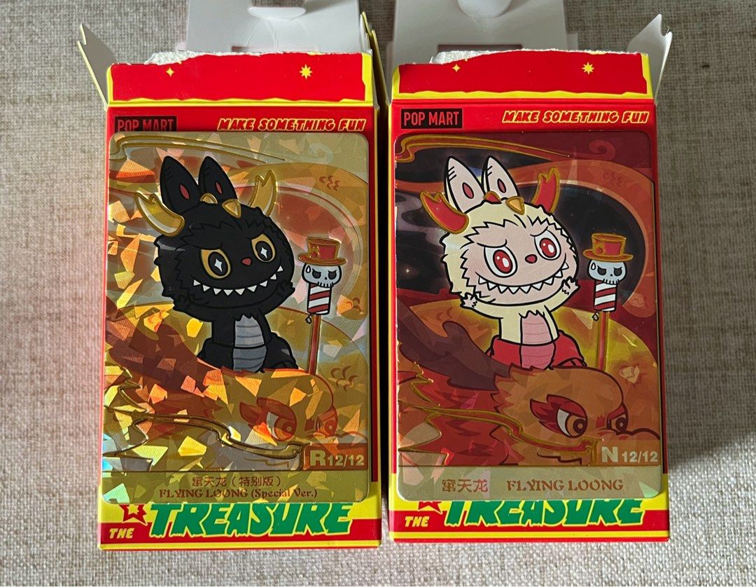 現貨 Labubu 竄天龍 flying loong 異色 龍年 特別版 星卡 原色 普通色 龍吟獻瑞 happy chinese pop ...