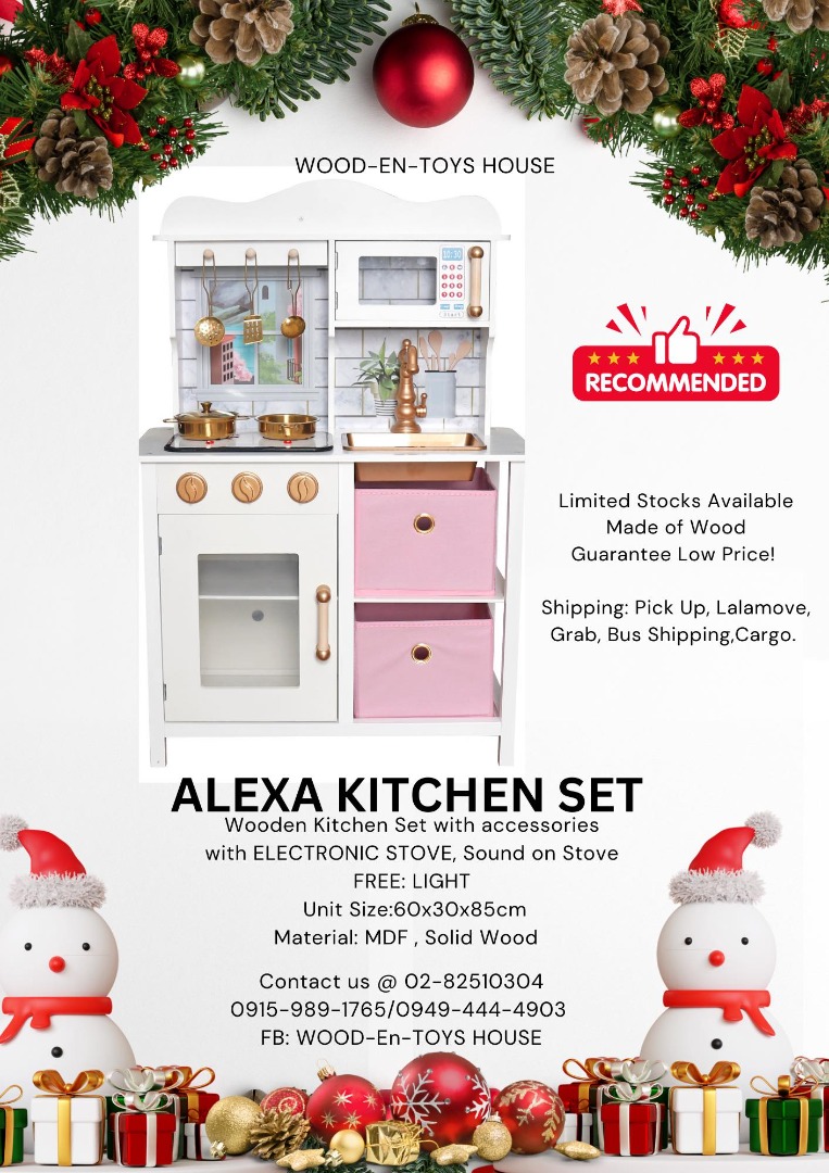 Alexa Wooden Kitchen Set, Hobbies & Toys, Toys & Games on Carousell