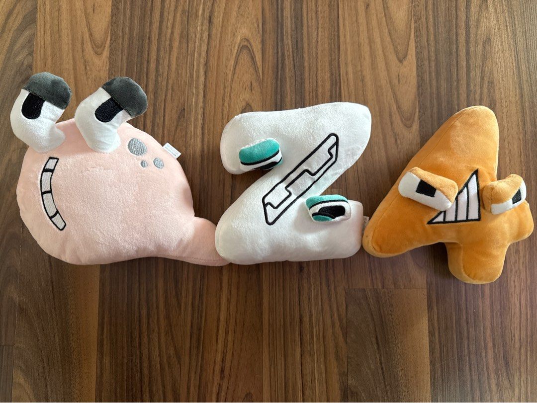 Alphabet number Lore Plushie, Hobbies & Toys, Toys & Games on Carousell