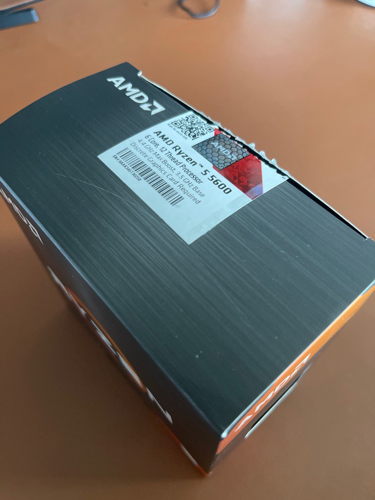 AMD RYZEN 5 5600, Computers & Tech, Parts & Accessories, Computer Parts ...