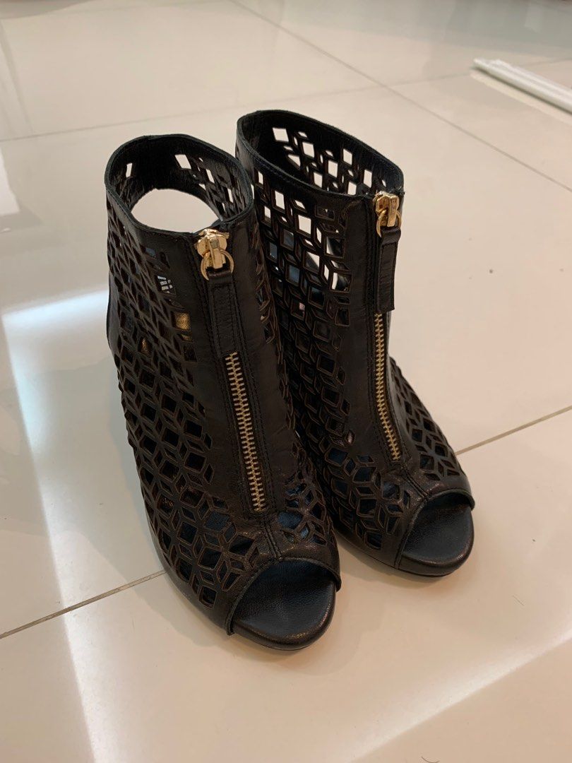 Ankle Cut out heels, Women's Fashion, Footwear, Heels on Carousell