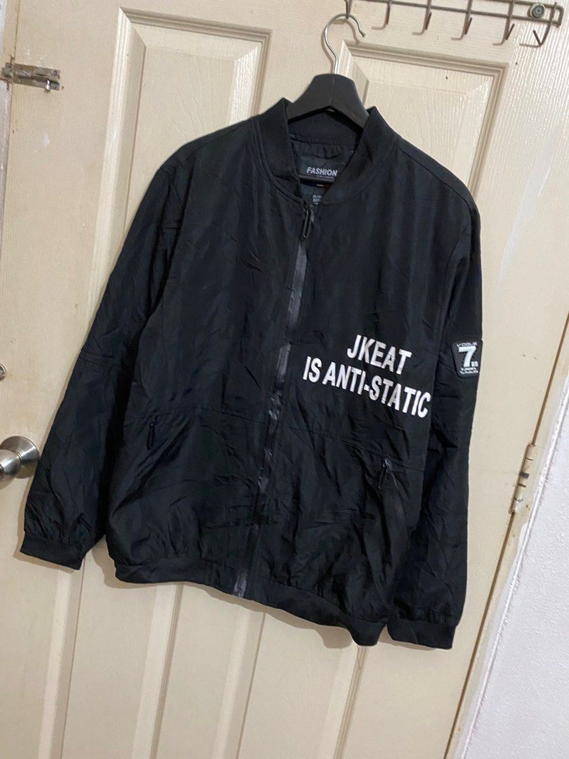 Anti static bomber jacket, Women's Fashion, Coats, Jackets and ...