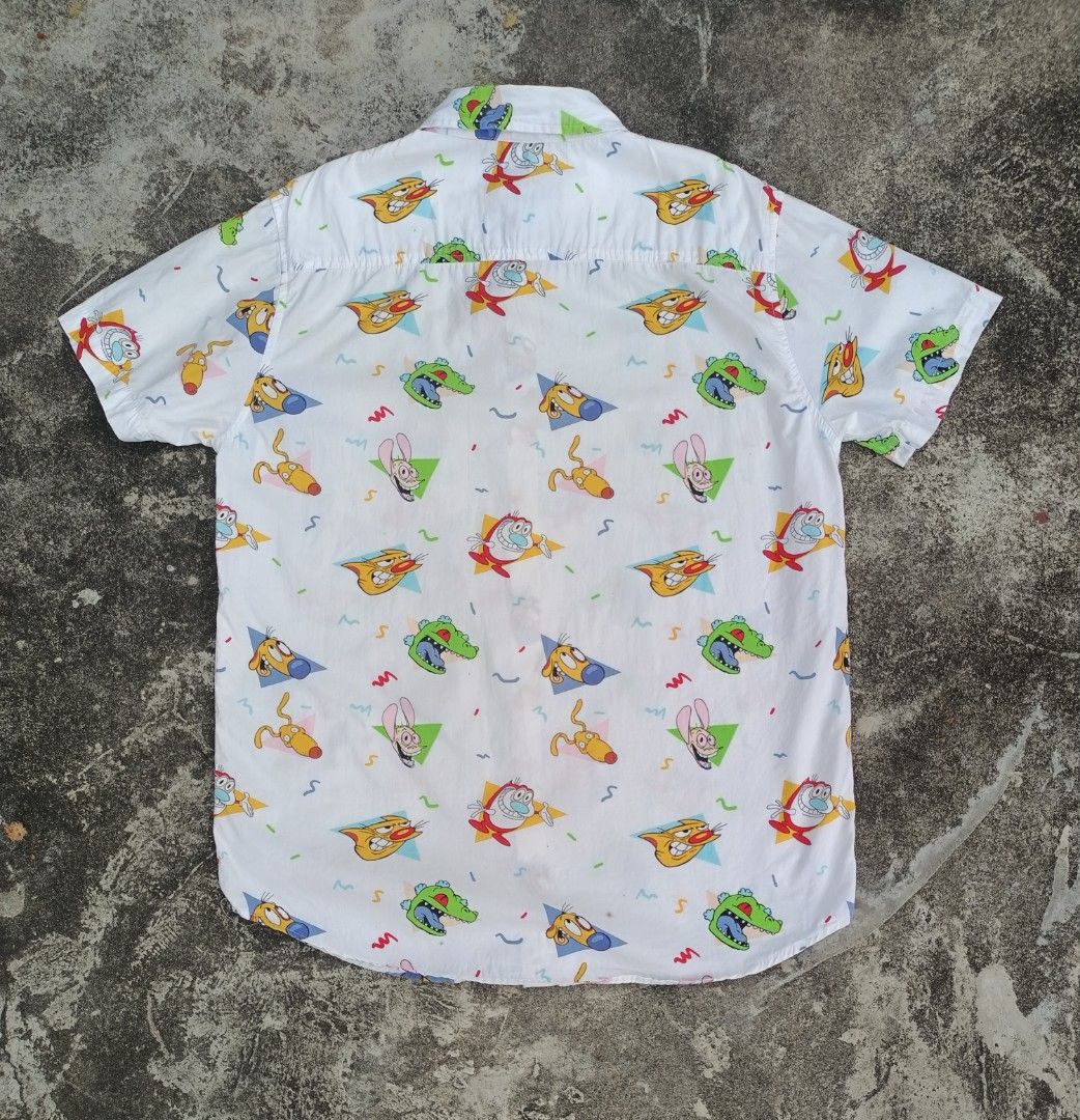 AOP NICKELODEON POLO, Men's Fashion, Tops & Sets, Tshirts & Polo Shirts on Carousell