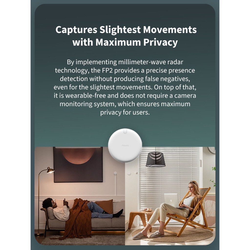 Aqara Present Sensor FP2 (Wi-Fi) Work with apple home and google, TV ...