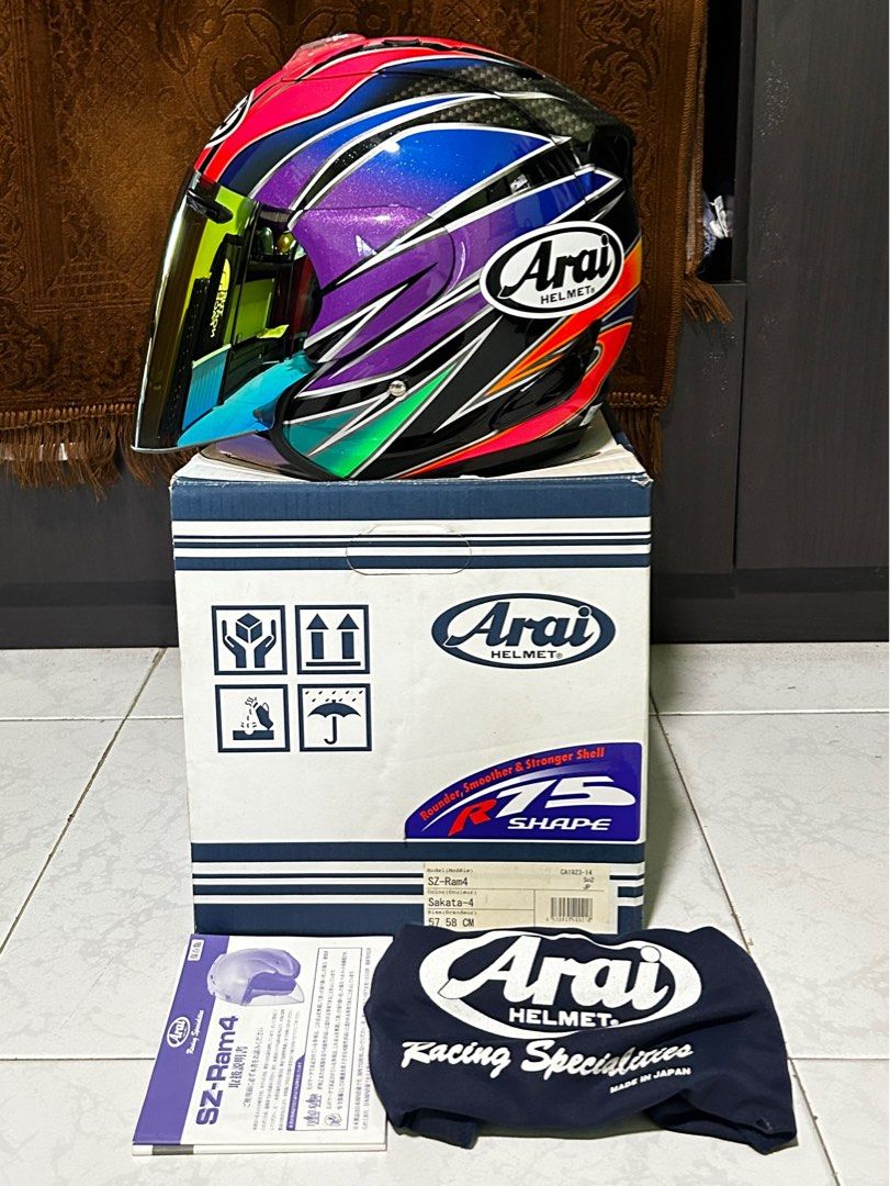 Arai Ram 4 Sakata, Motorcycles, Motorcycle Accessories on Carousell