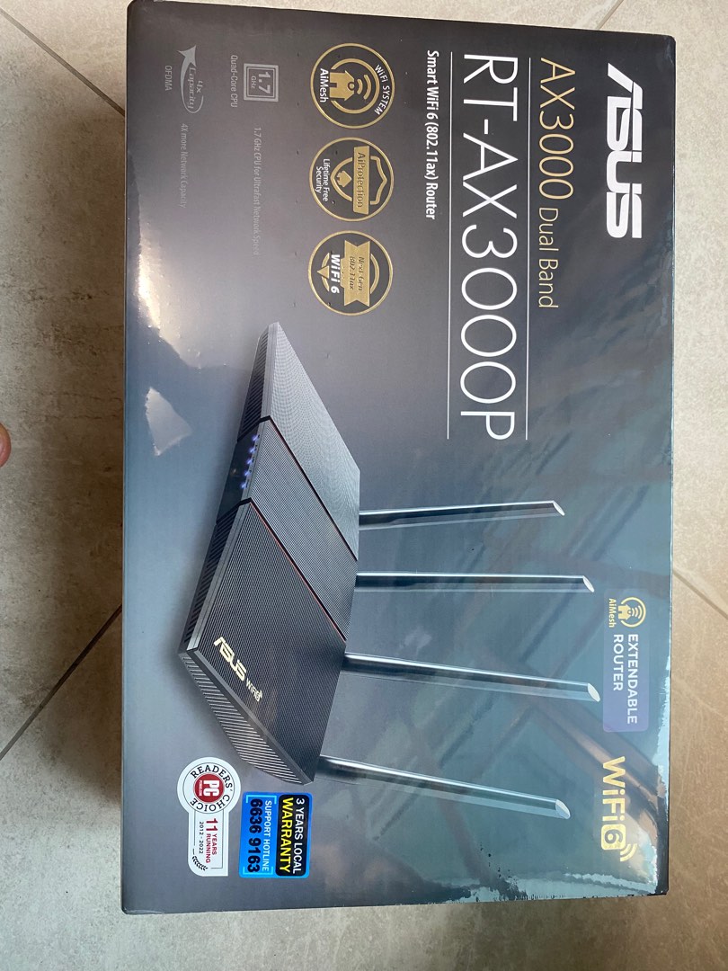 ASUS AX3000 Dual Band RT-AX3000P, Computers & Tech, Parts & Accessories ...