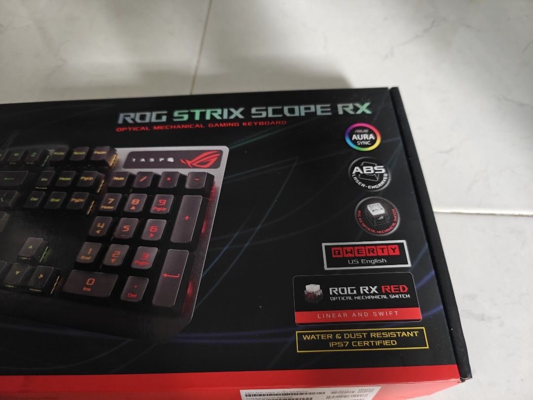 ASUS ROG Strix Scope RX Keyboard, Computers & Tech, Parts & Accessories ...