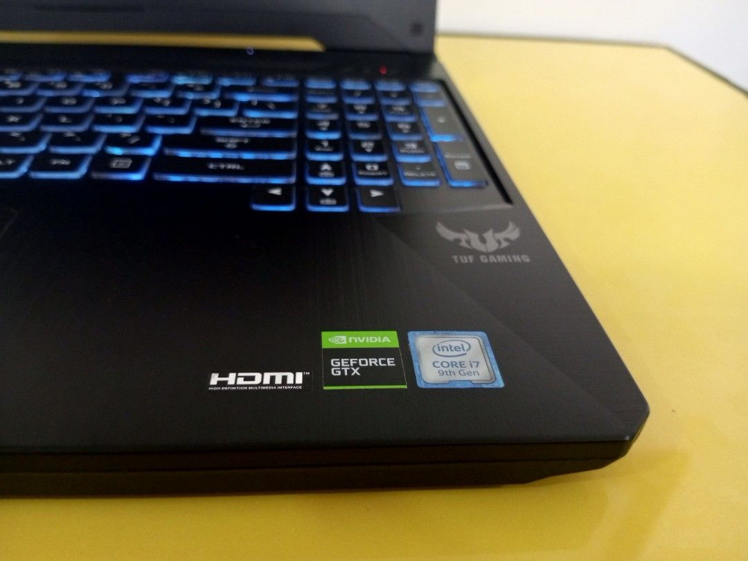 Asus TUF Core i7 9th Gen 16gb ram 512gb ssd GTX 1650 120hz 15.6in FHD ...