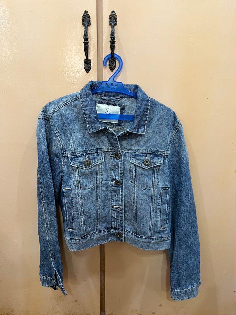 Authentic Cotton On Denim Jacket, Women's Fashion, Coats, Jackets and ...
