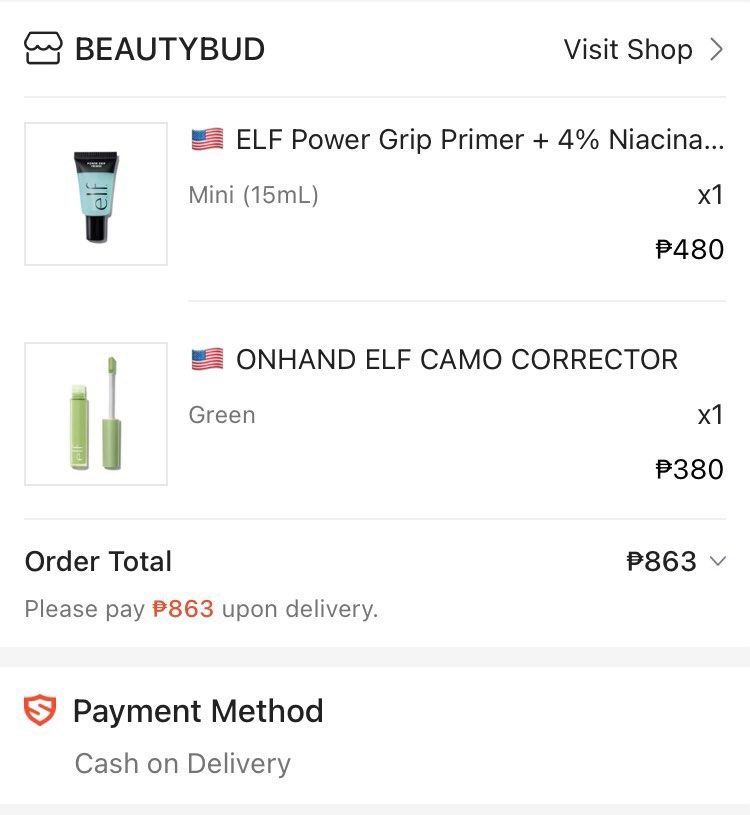 Authentic ELF Mini Power Grip Primer, Beauty & Personal Care, Face ...