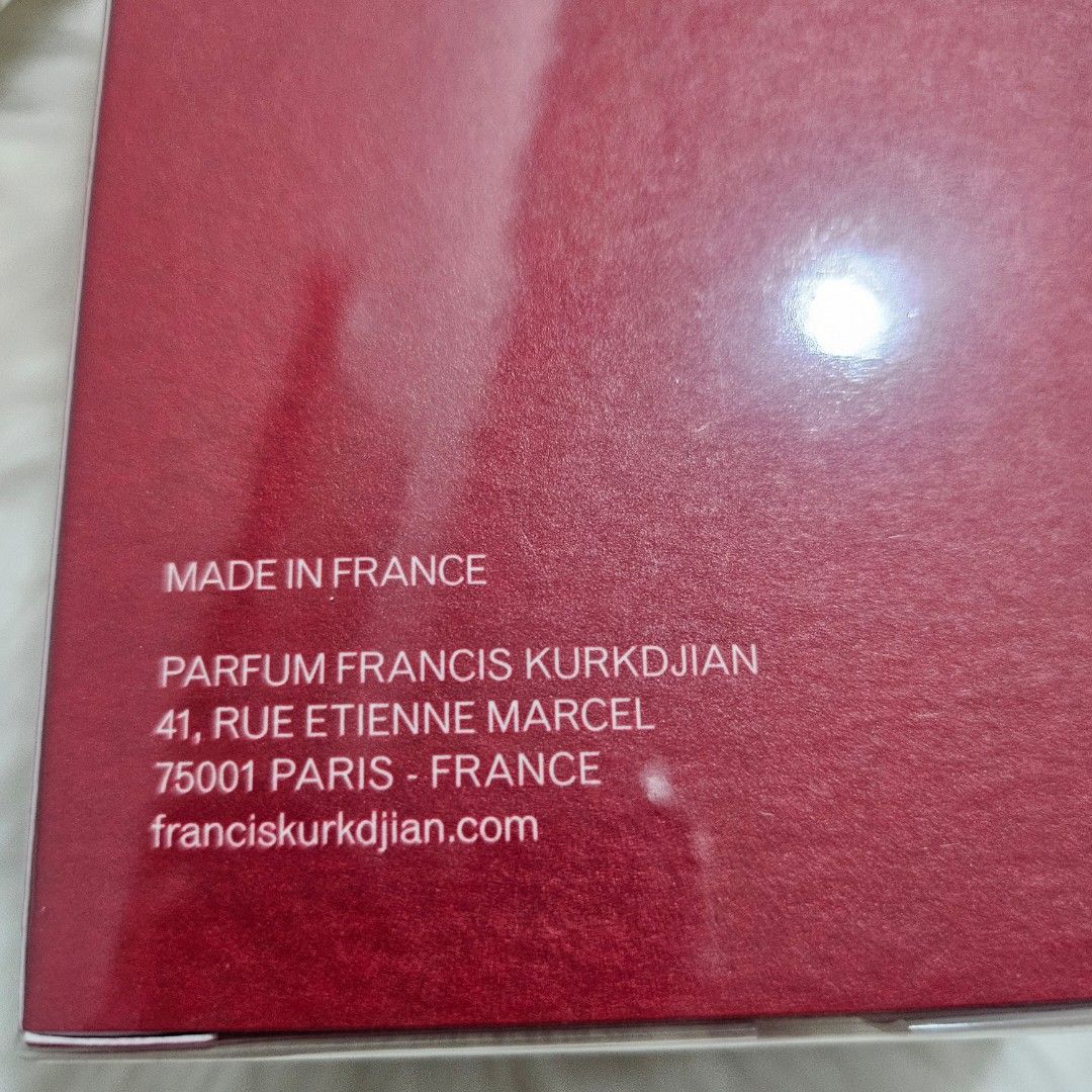 Authentic MFK Baccarat Rouge Extrait 70ml BR540, Beauty & Personal Care ...