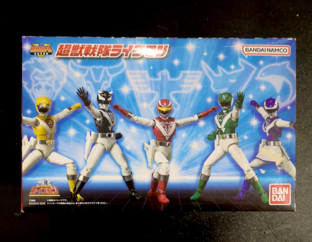 BANDAI NAMCO SHODO SUPER SENTAI LIVEMAN - BOX SET - RARE, Hobbies & Toys, Toys & Games on Carousell