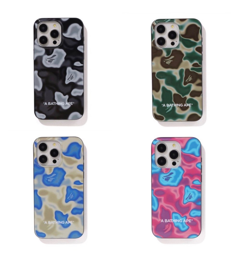Bape Liquid Camo Iphone 15 Pro / Pro Max Case, Mobile Phones & Gadgets ...