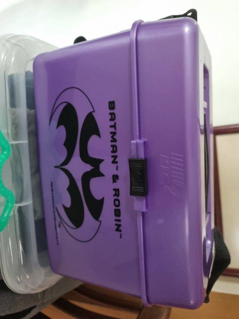 Batman & Robin KFC Purple Lunch Box, Furniture & Home Living, Home ...