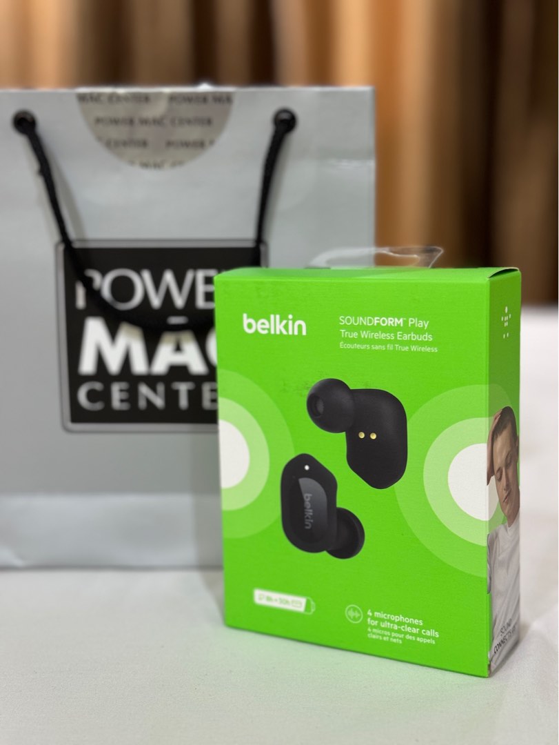 Belkin Soundform True Play Wireless Earbuds, Audio, Earphones on Carousell