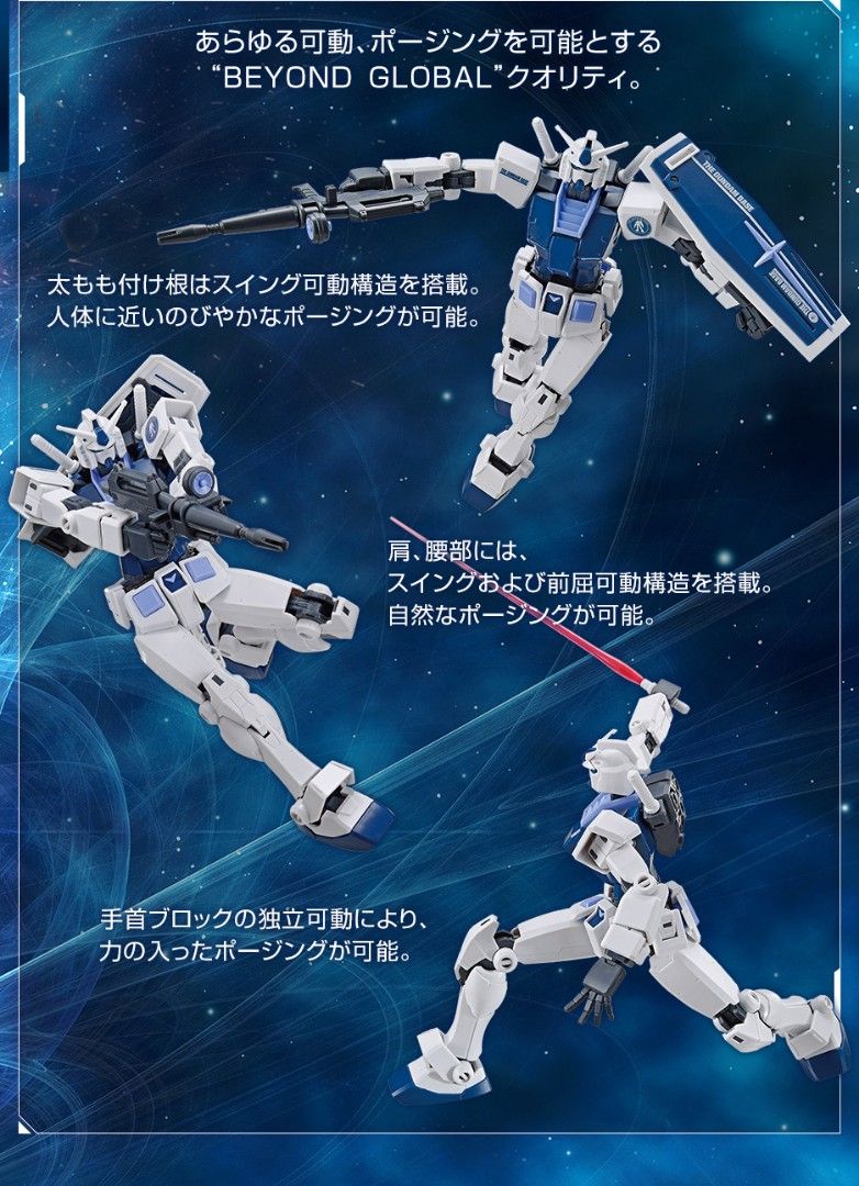 BEYOND GLOBAL Gundam RX-78-2 Gundam base color High grade mobile suit ...