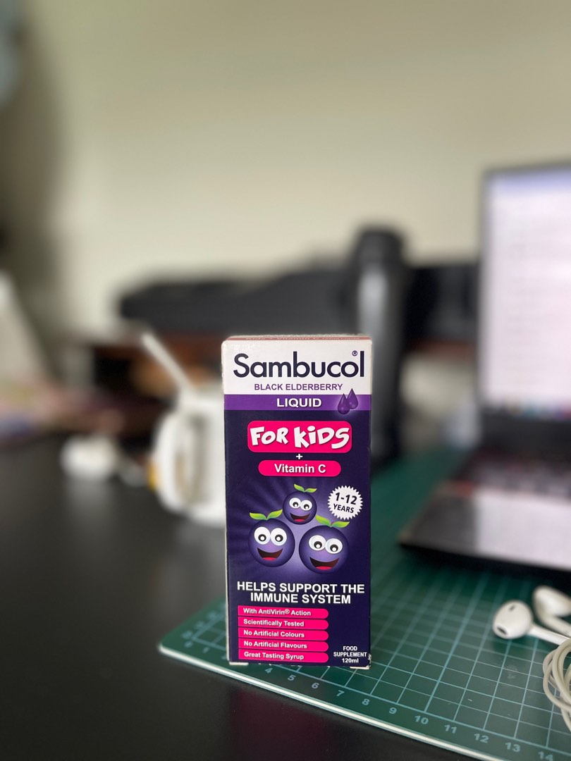 BNIB Sambucol Black ElderBerry Liquid for Kids, Everything Else on ...