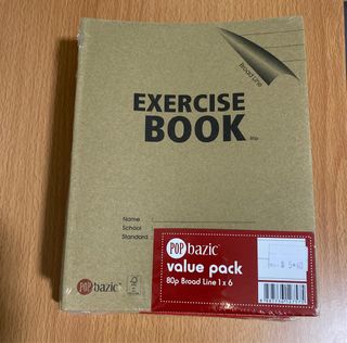 A4 singled line exercise book, Hobbies & Toys, Books & Magazines ...