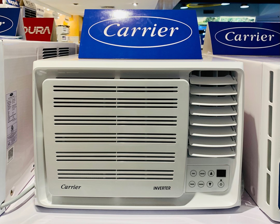 Brand New Carrier WCARH009EEVC2 1.0hp Window-type Inverter Aircon ...