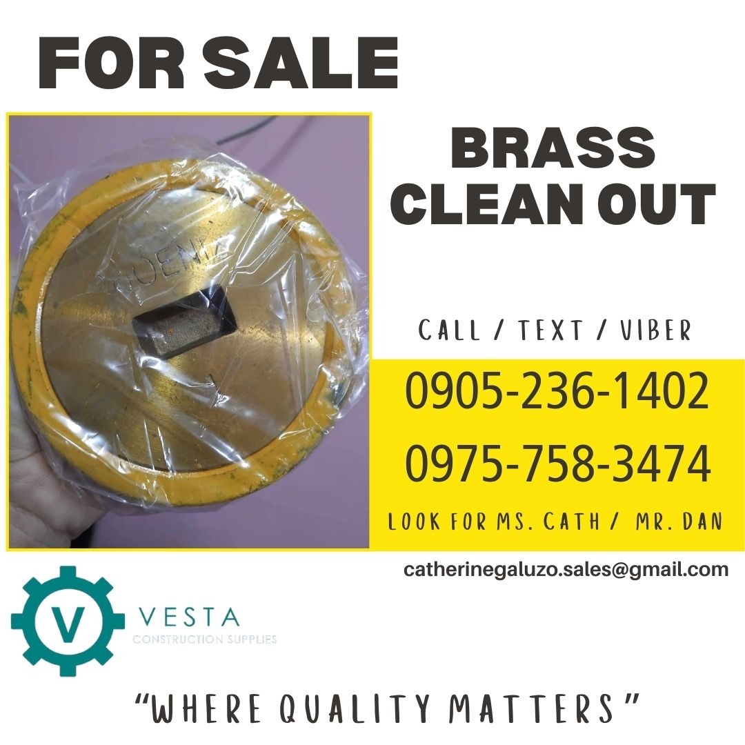 BRASS CLEAN OUT, Commercial & Industrial, Industrial Equipment on Carousell