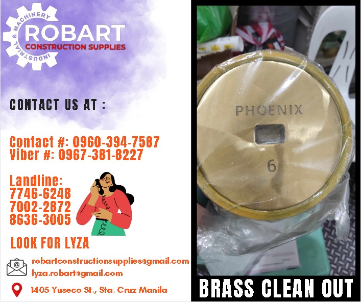 Brass Clean Out Cover, Commercial & Industrial, Construction Tools ...