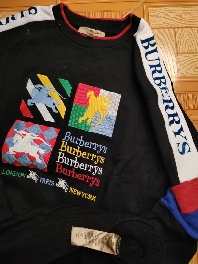 BURBERRY EMBROIDERY, Luxury, Apparel on Carousell