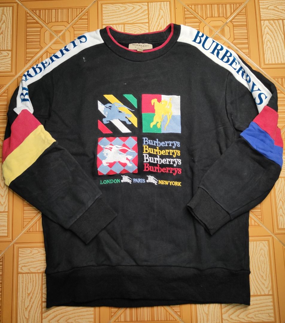 BURBERRY EMBROIDERY, Luxury, Apparel on Carousell
