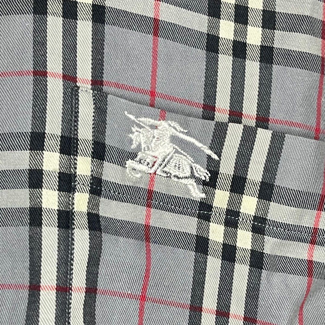 Burberry Plaid Polo Long sleeves, Men's Fashion, Tops & Sets, Tshirts ...