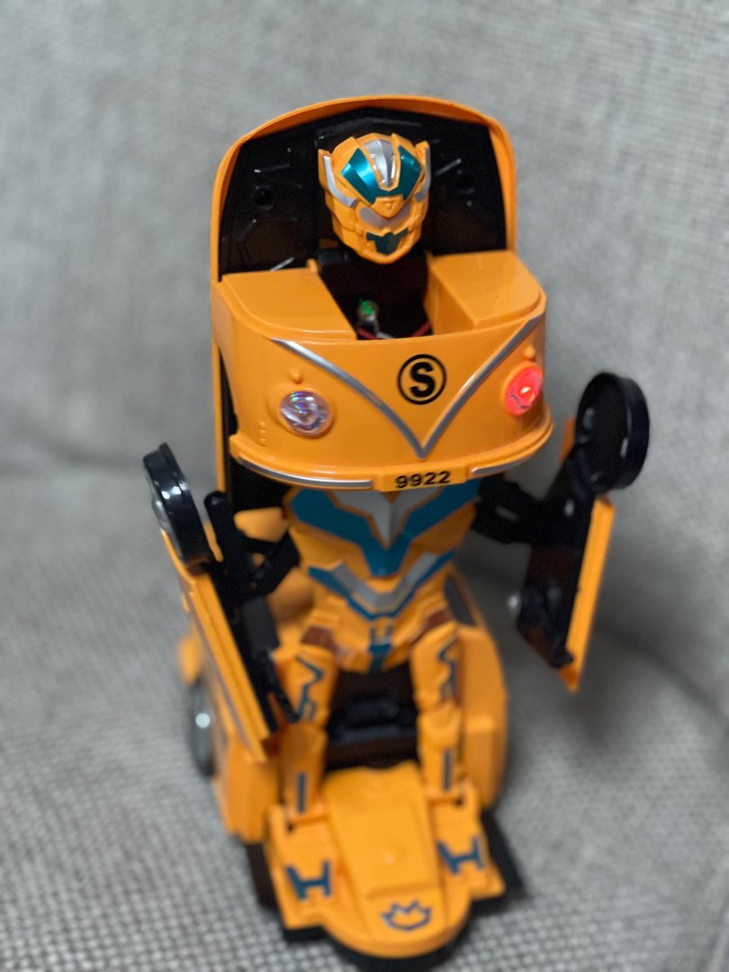 Bus transformed robot with light and sound, Hobbies & Toys, Toys ...