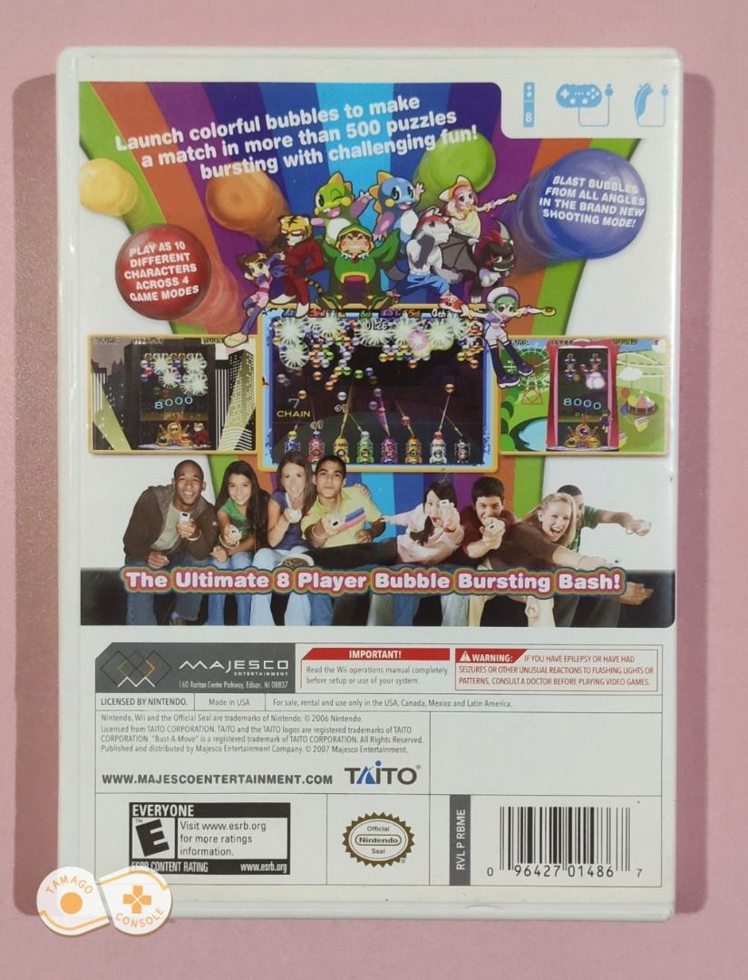 Bust-A-Move Bash - [Wii Game] [NTSC / ENGLISH Language], Video Gaming ...