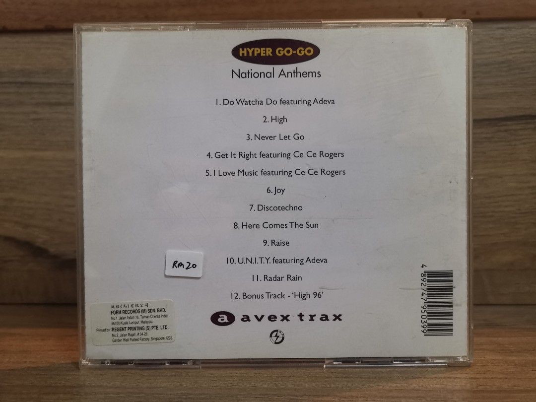 (CD) HYPER GO-GO National Anthems, Hobbies & Toys, Music & Media, CDs & DVDs on Carousell