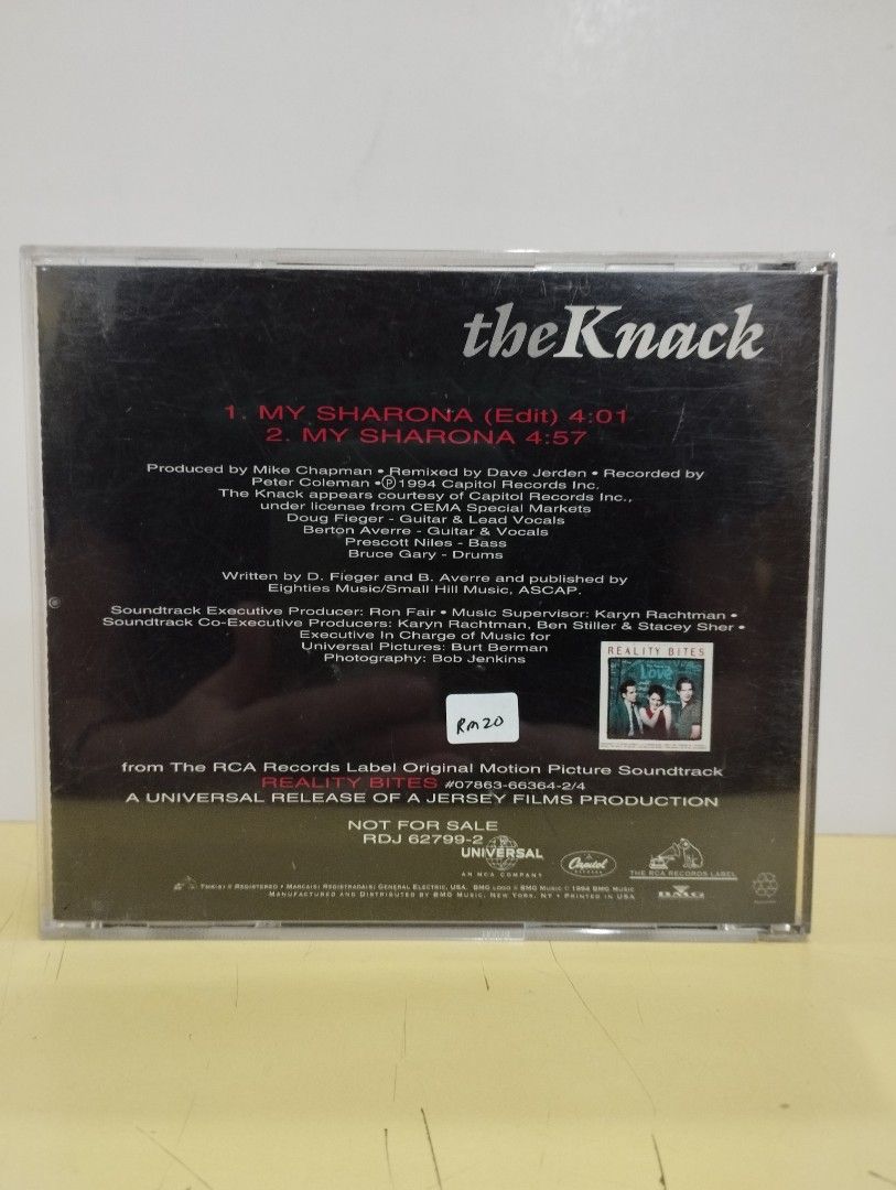 (CD) The Knack My Sharona, Hobbies & Toys, Music & Media, CDs & DVDs on ...