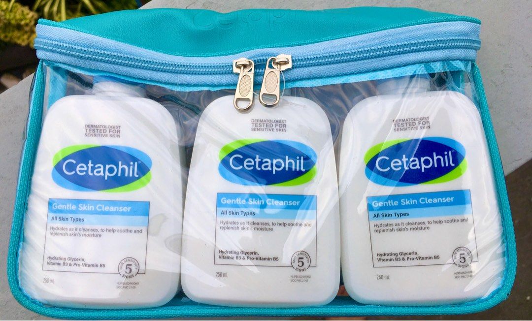 Cetaphil Gentle skin cleanser 250ml bundle, Beauty & Personal Care ...