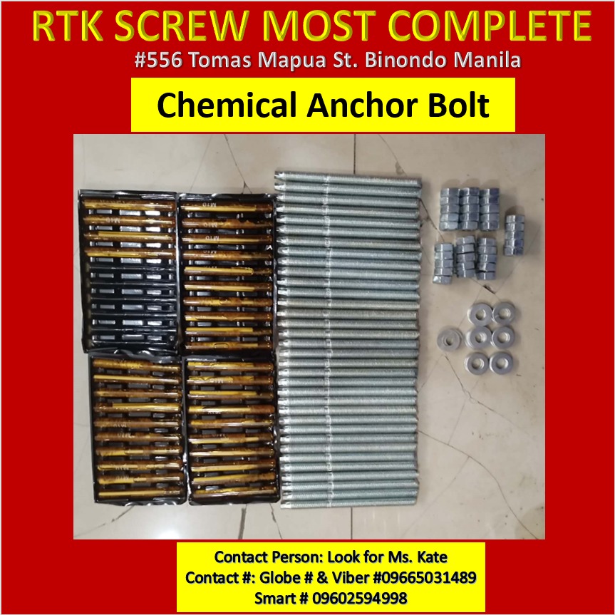 Chemical Anchor Bolt Chem Bolt, Commercial & Industrial, Construction ...