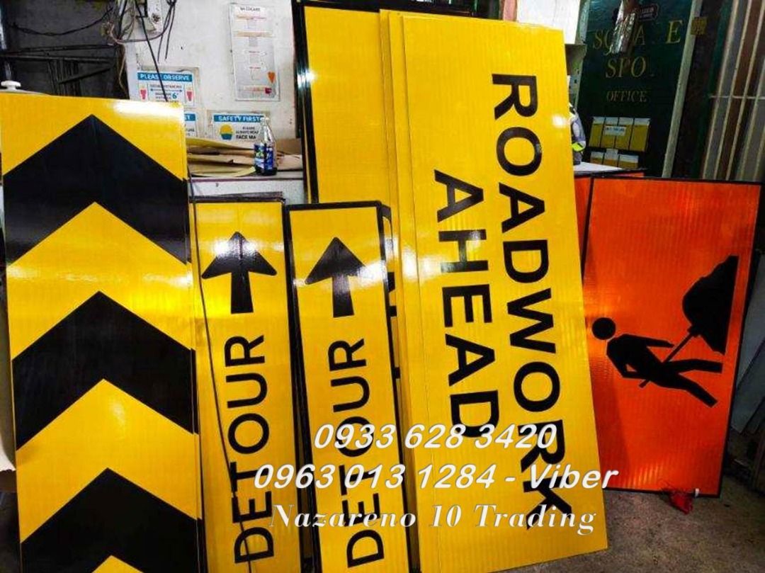 Chevron signs, Commercial & Industrial, Industrial Equipment on Carousell