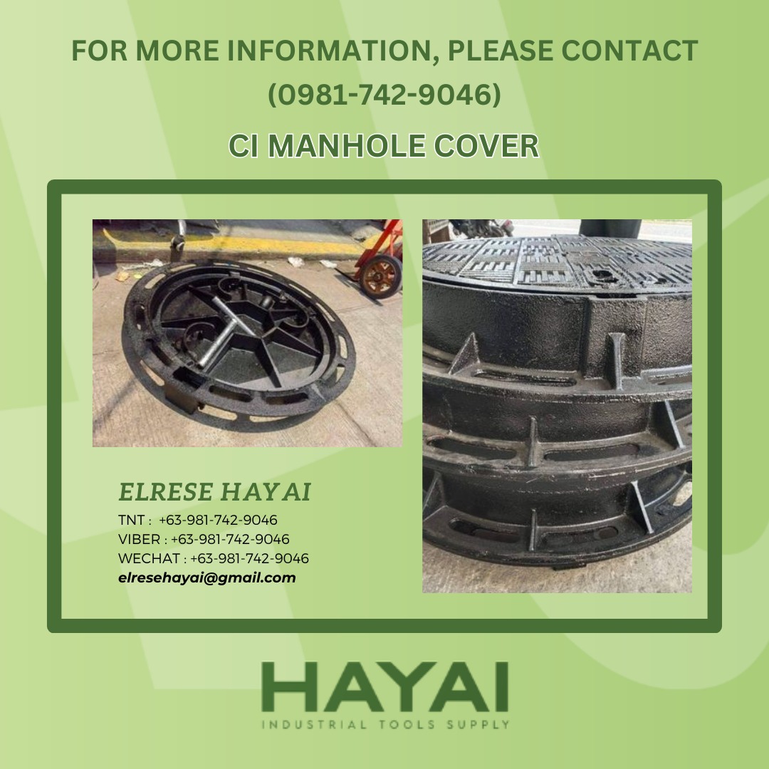 CI MANHOLE COVER, Commercial & Industrial, Construction Tools ...