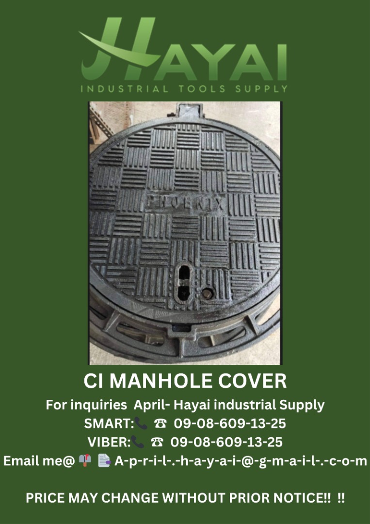 CI manhole cover, Commercial & Industrial, Construction Tools ...