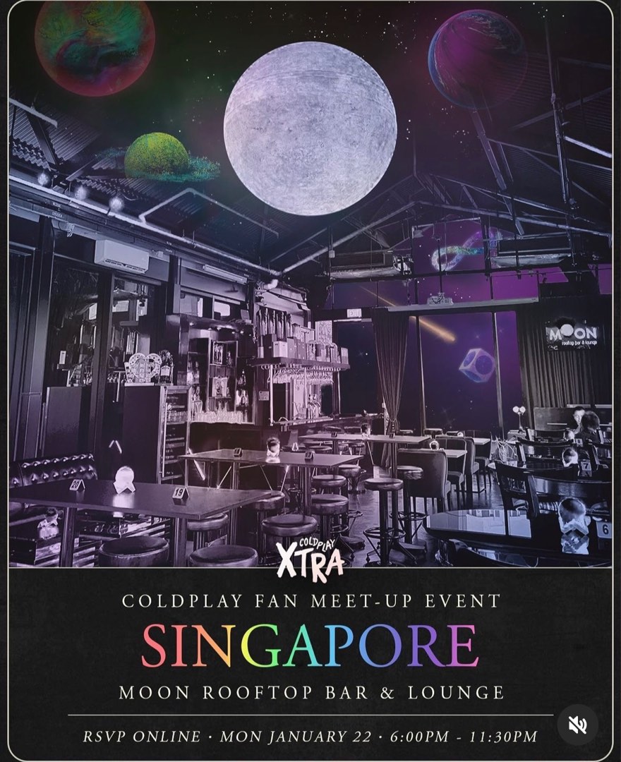 ColdplayXtra Fan Meetup : Singapore, Tickets & Vouchers, Event Tickets ...