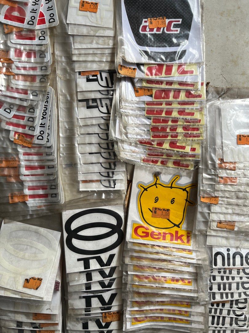 COMBO VINTAGE MALAYSIA STICKER REMPIT, Hobbies & Toys, Collectibles ...