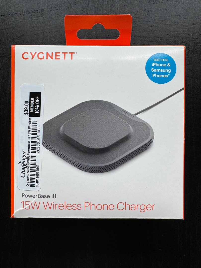 CYGNETT 15W Wireless Charger, Mobile Phones & Gadgets, Mobile & Gadget ...