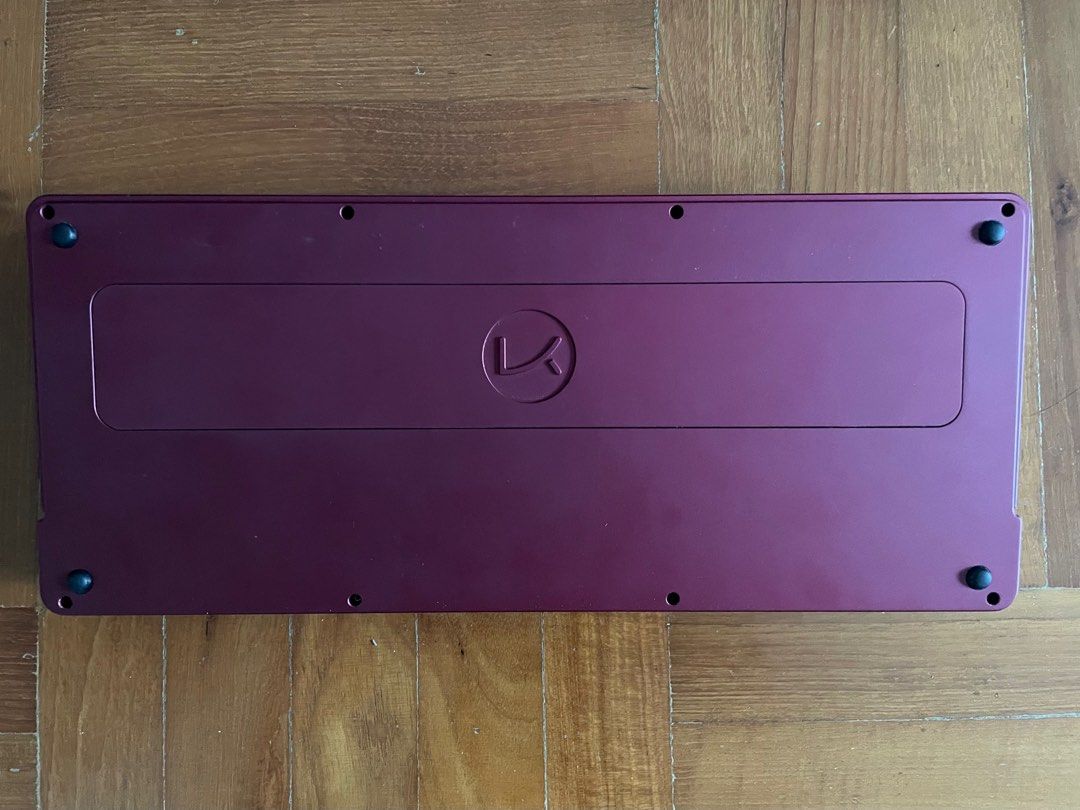 KBDFans D84 V2 Burgundy/Wine Red Compact 75% Custom Mechanical Keyboard ...