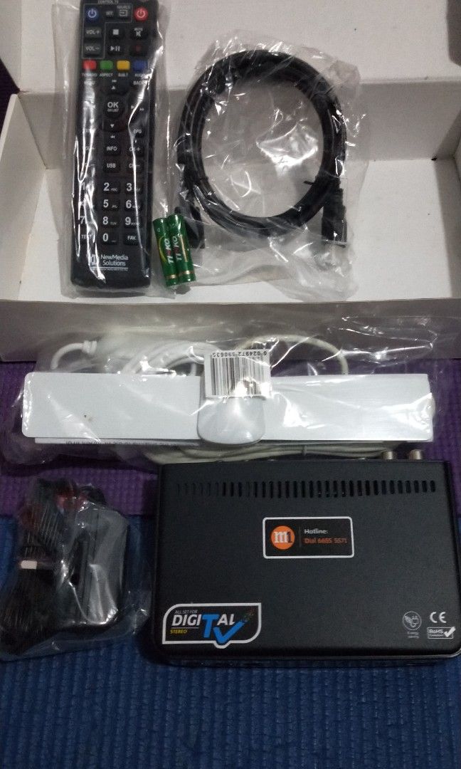 Digital TV HF Set-top Box with Antenna, TV & Home Appliances, TV ...