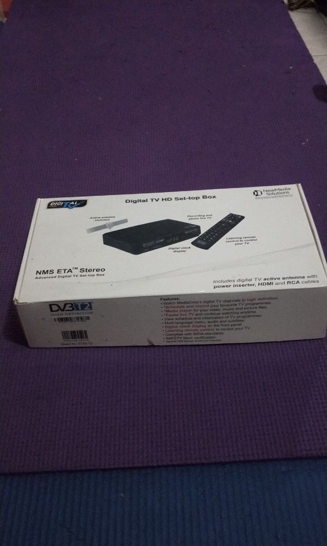 Digital TV HF Set-top Box with Antenna, TV & Home Appliances, TV ...