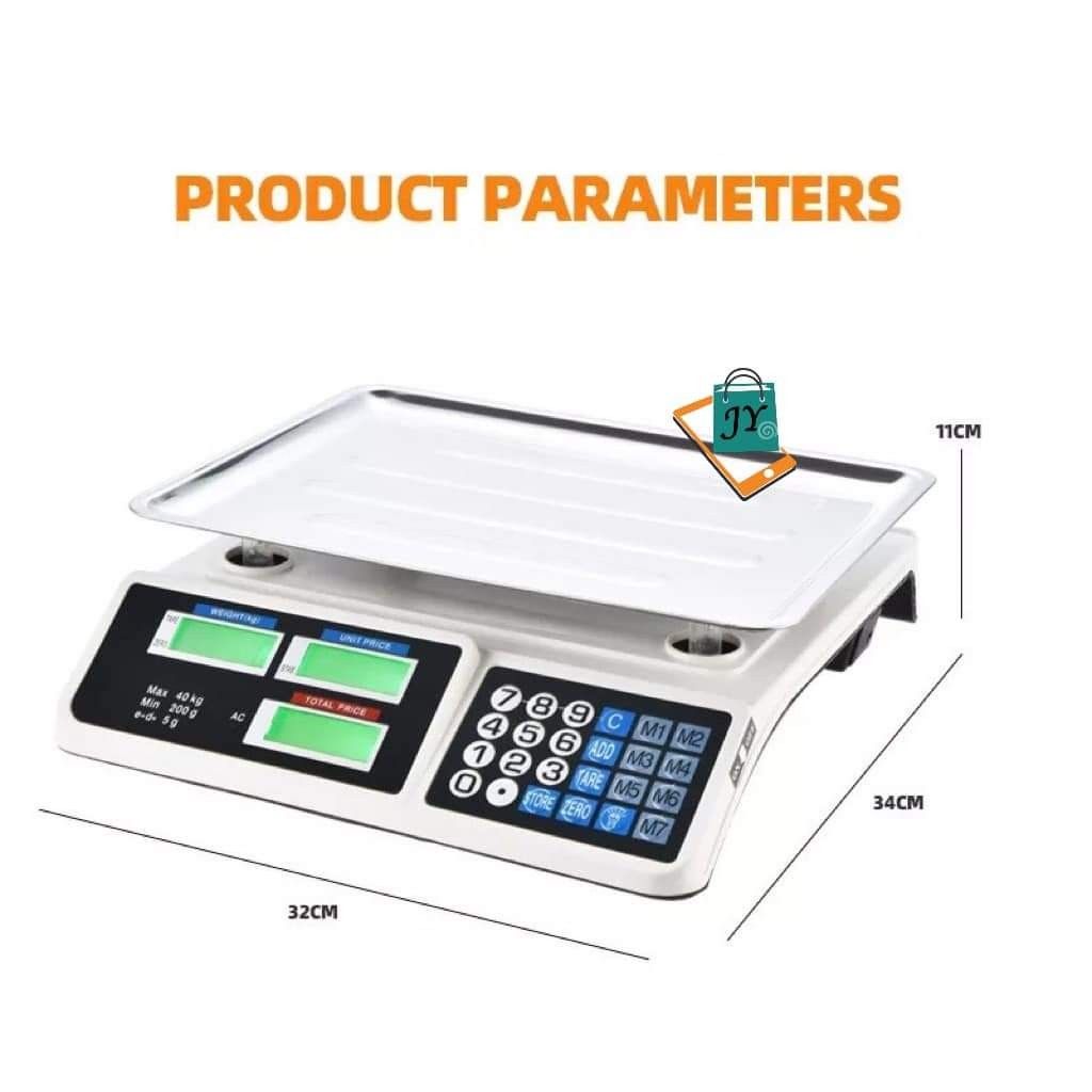 DIGITAL WEIGHING SCALE 40 KGS, TV & Home Appliances, Kitchen Appliances ...
