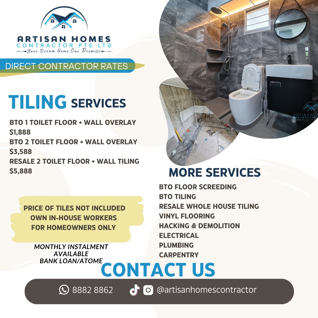 Direct Tiling Contractor / HDB Tiling Contractor / Direct Tiler ...