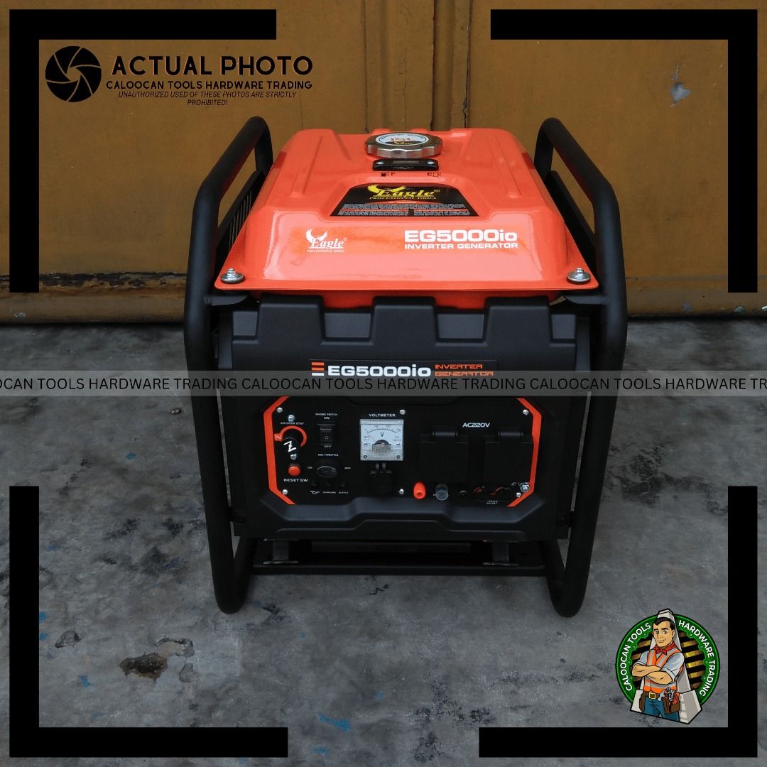 EAGLE Professional Tools 3800W 3.8Kva Open Type Inverter Gasoline ...